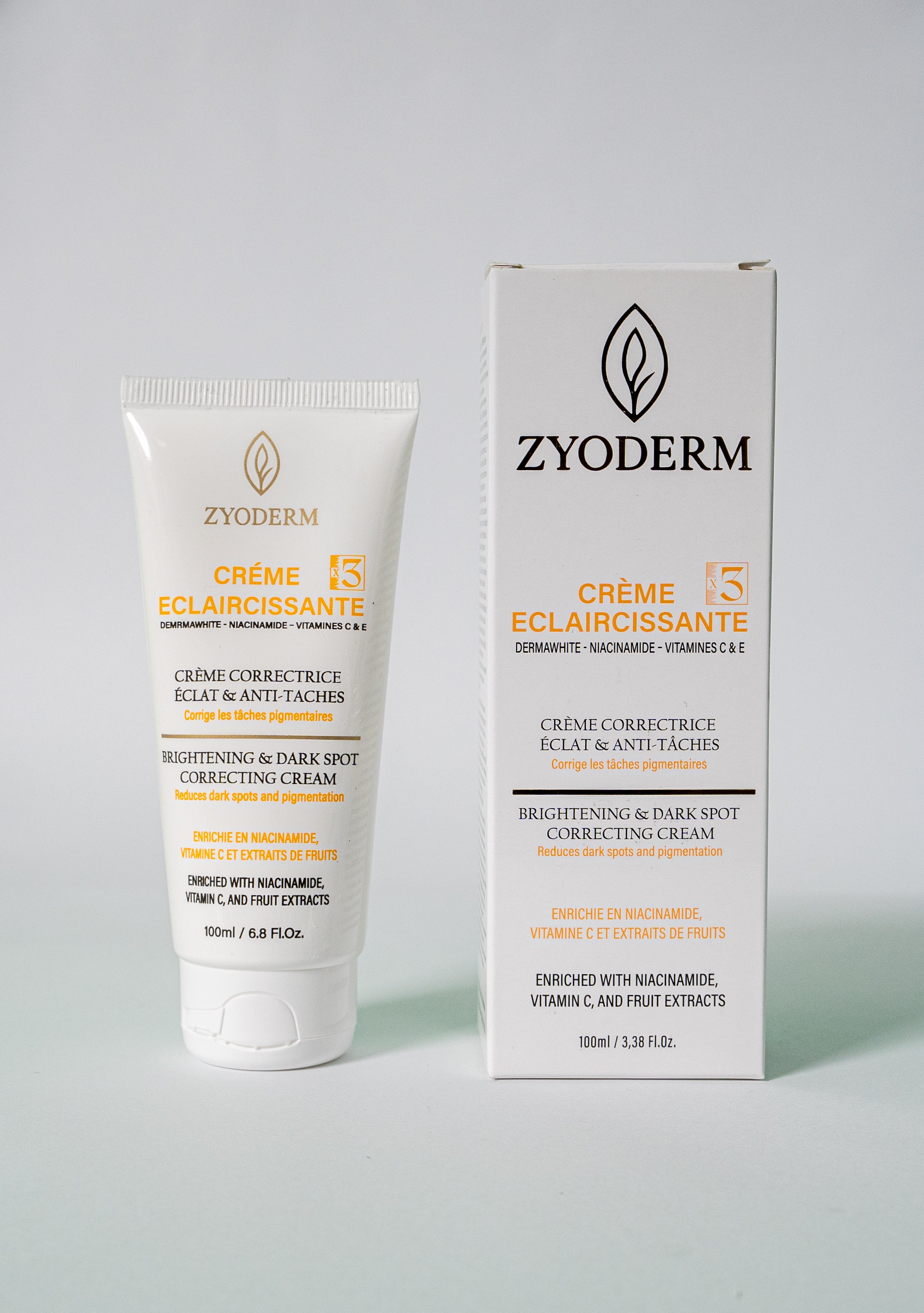 Crème Éclaircissante Correctrice – 100 ml – ZYODERM